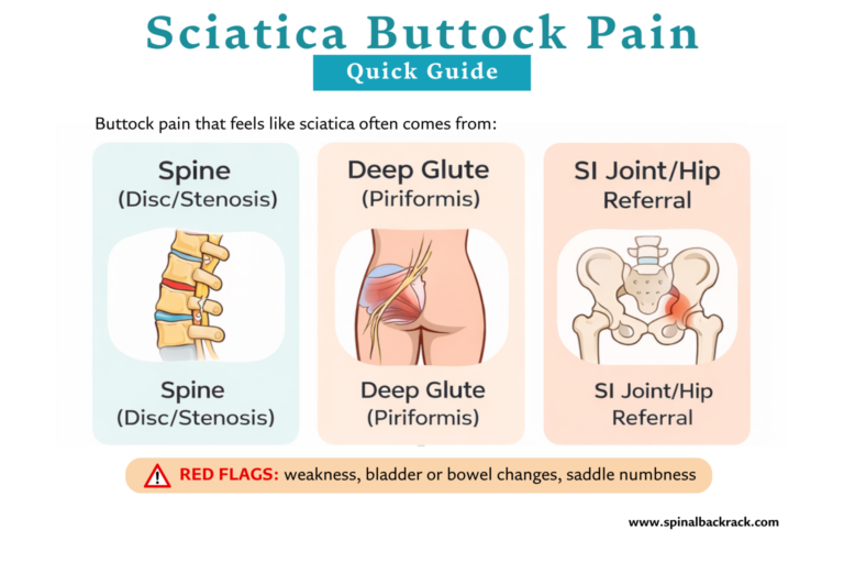 What Causes Sciatica Buttock Pain? 9 Causes